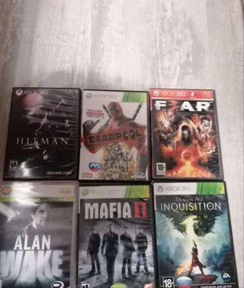 Игры для xbox 360 hitman,dragon age,mafia2,alan wa
