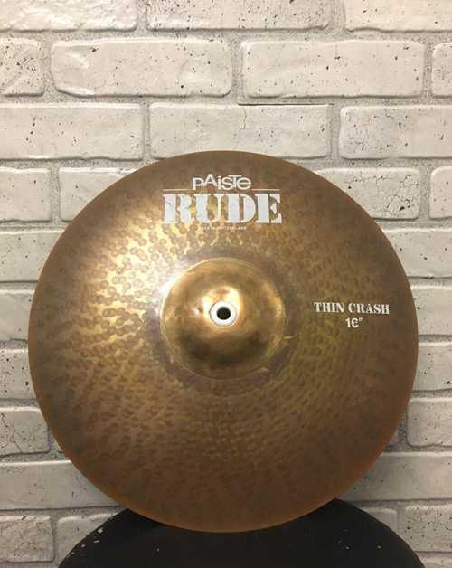 Paiste rude Thin Crash 16"