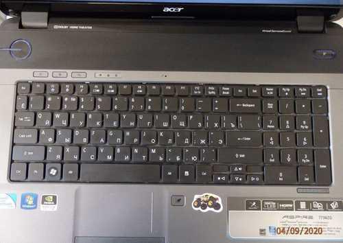 Ноутбук Acer Aspire 7736ZG 17"
