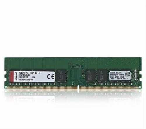 16Gb DDR4 ECC udimm KVR21E15D8/16