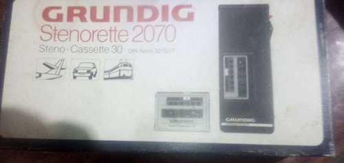 Диктофон grundig винтажный