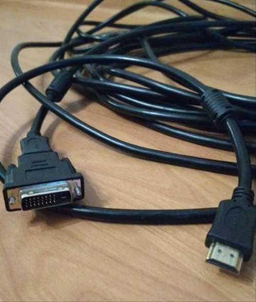 Кабель DVI hdmi 10м