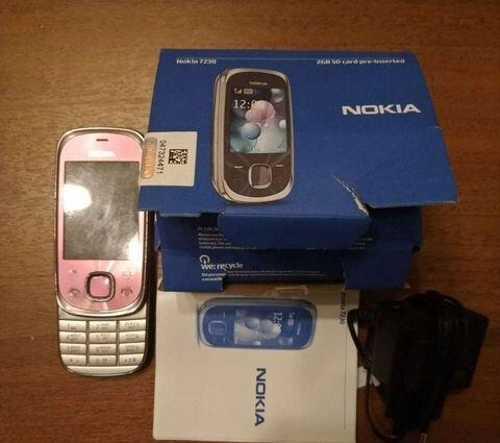 Телефоны Nokia 7230 розовый и Samsung GT-E1080