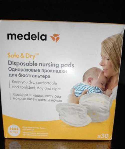 Одноразовые прокладки для бюстгалтера Medela