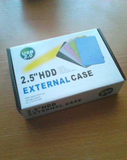 Внешний бокс External case 2.5"HDD (розовый)