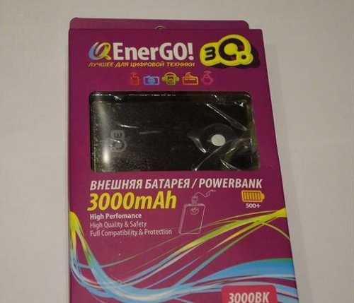 Powerbank 3Q - емкость 3000mAh (новый)