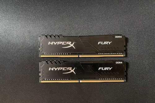 Kingston HyperX fury Black DDR4 16Gb (2x8Gb)