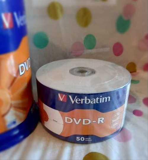 Verbatim dvd-r 4.7 GB 50шт printable