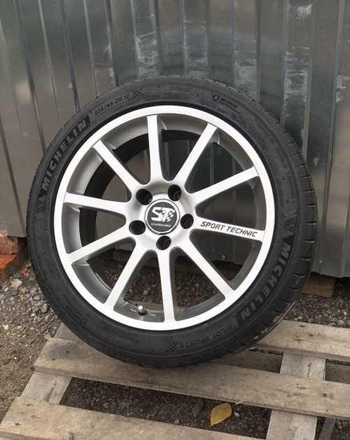 Колёса Sport Technic R17 5/112 + Michelin 225/45