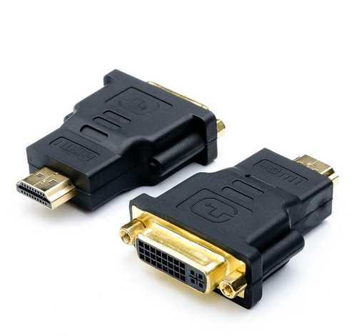 Переходник hdmi (M) -DVI (F) (Черный)