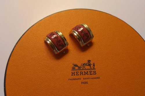 Hermes серьги (клипсы ) оригинал