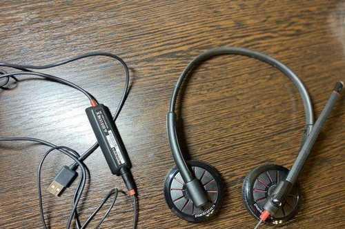 Гарнитура Plantronics Blackwire 300 DA, с чехлом