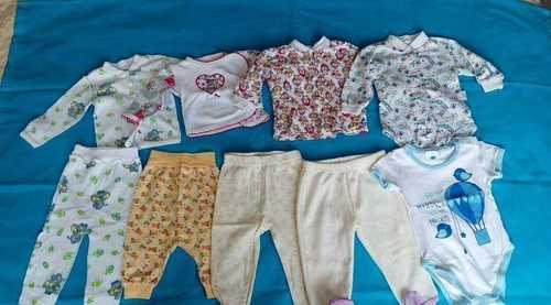 Боди, ползунки, штанишки,футболка,колготки,носочки