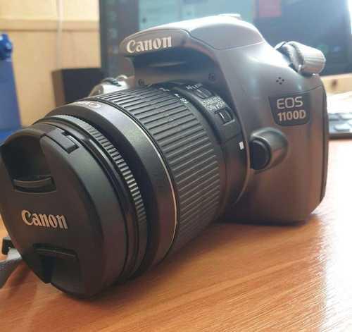 Зеркальный фотоаппарат Canon 1100D eos + зарядка