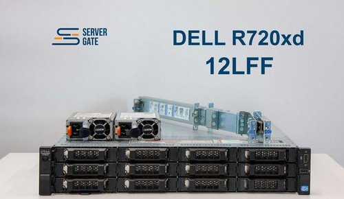 Сервер Dell R720xd 12LFF 2x E5-2640v2 128GB