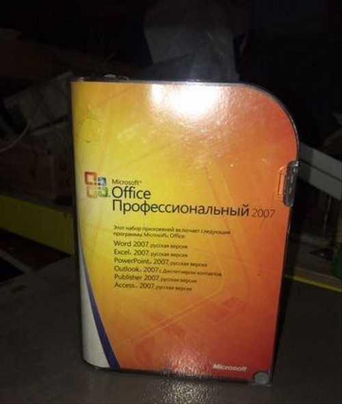 Windows Microsoft Office профессиональный 2007