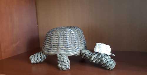 Поделки черепаха и корзинка