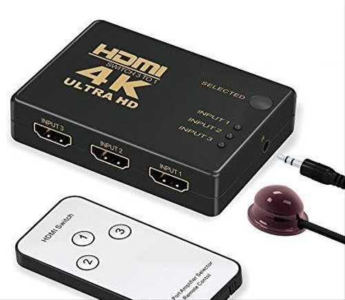 Конвертер hdmi Switchcher hdmi-3hdmi ду новый