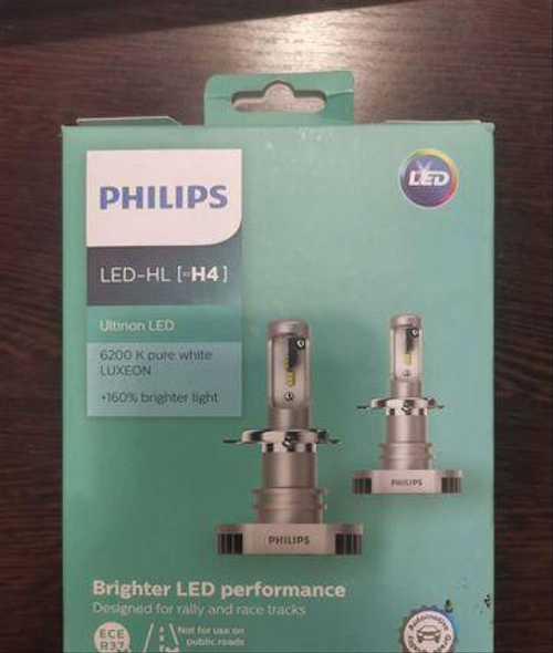 Led лампа h4 Philips hl 6200k