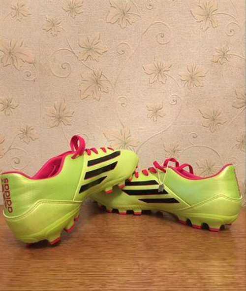 Футбольные бутсы Adidas f10 TRX FG SS14 “Ultra gre