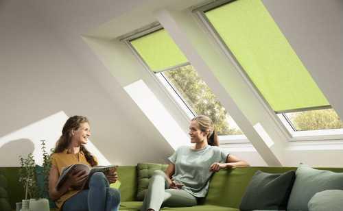 Рулонные шторы Velux, Fakro