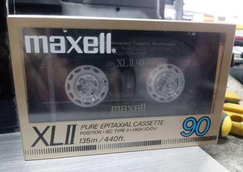 Аудиокассета maxell XL II 90 редкая