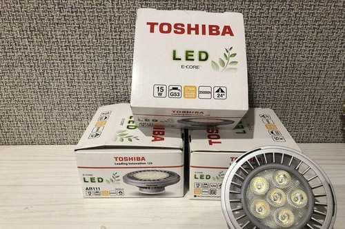 LED лампа G53 AR111 toshiba 15W