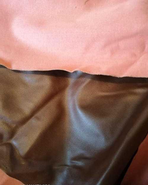Дермантин (кожзам) экокожа, цвет коричневый