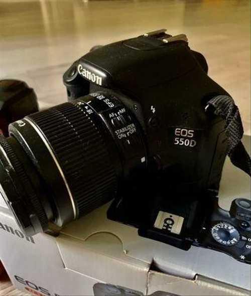 Зеркальный фотоаппарат Canon550d