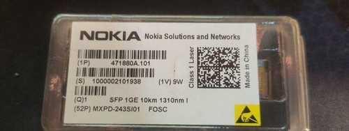 Модуль-трансивер nokia SFP 1ge 10km 1310nm