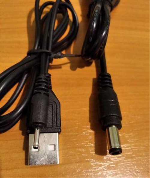 Кабели USB с круглым штекером