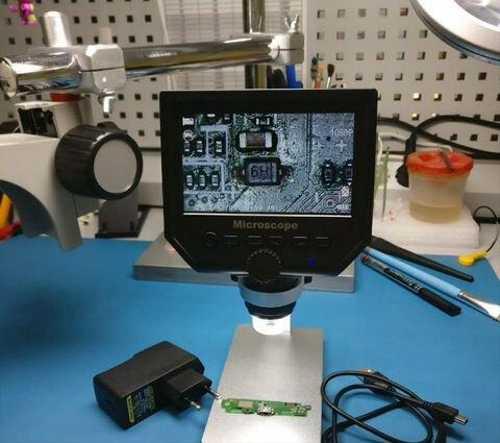 600X цифровой микроскоп электронный видео микроско