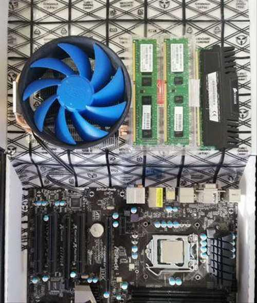 ASrock Z77 Pro4+i5 3570+16Gb RAM+Кулер gammaxx 300