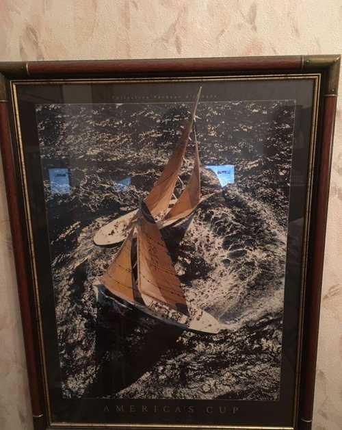 Картина с яхтами