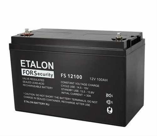 Аккумулятор etalon FS 12100 12В 100Ач