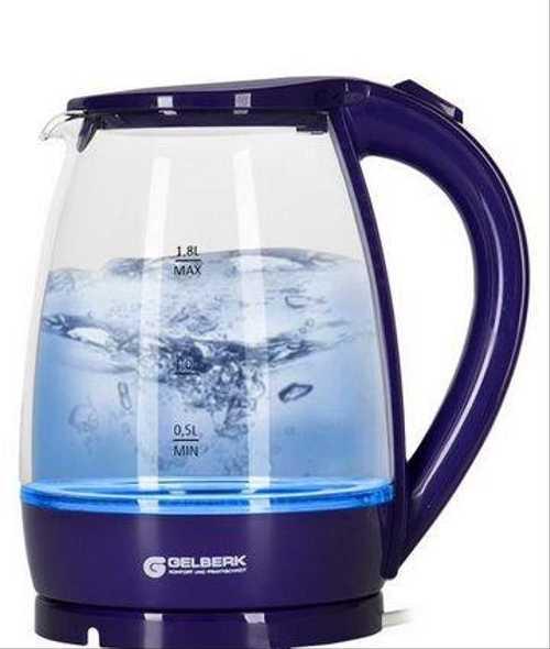 Чайник электрический Gelberk GL-471 фиолетовый 1,8