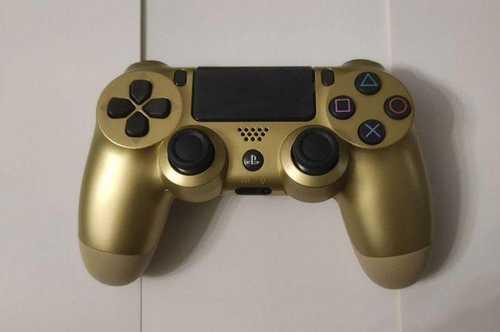Джойстик dualshock 4 Sony ps4 золотой реф ориг