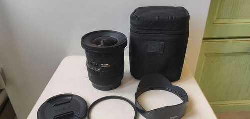 Sigma EX 10-20mm f/3.5 Canon в идеале