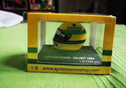 Шлем сувенирный Аэртон Сенна Ayrton Senna San Mari