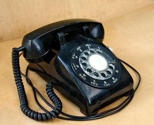 Винтажный ретро телефон, США, 1970 год