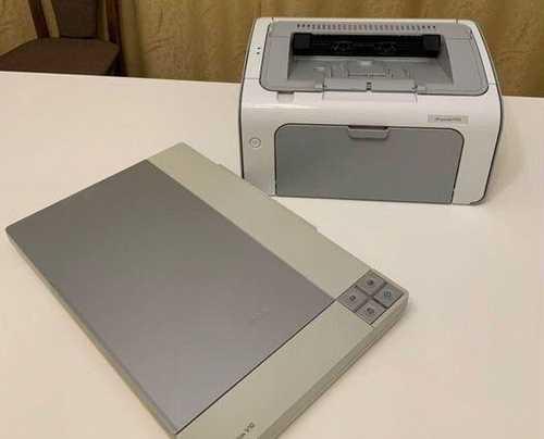Принтер HP P1102 и сканер Epson perfection V10