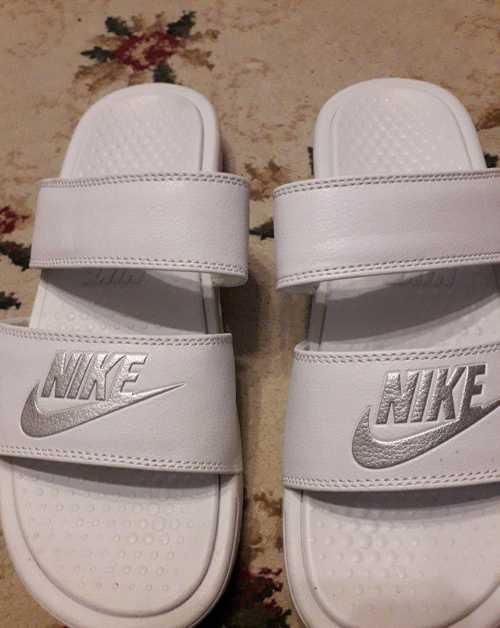 Сланцы мужские Nike White