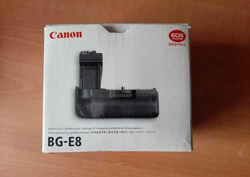 Canon BG-E8 EOS (Батарейный блок, battery grip)