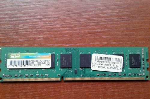 Оперативная память 8 Gb. DDR 3(1333).Одна планка