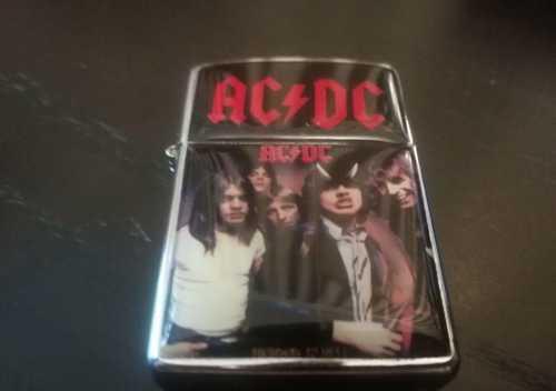 Зажигалка по типу Zippo с группой AC DC