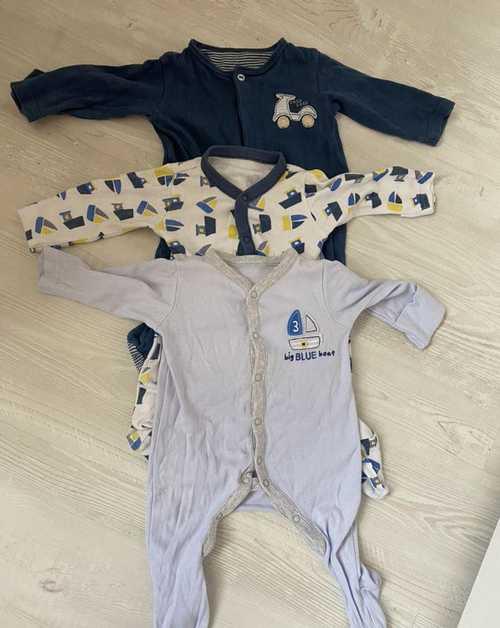 Комплект боди mothercare 68р