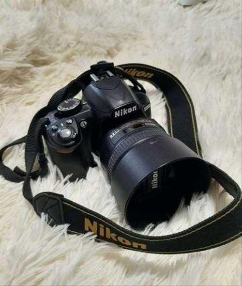 Зеркальный фотоаппарат nikon d3100+ обьектив 50ник