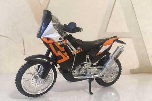 Модель мотоцикла maisto ktm 450 rally 1:18