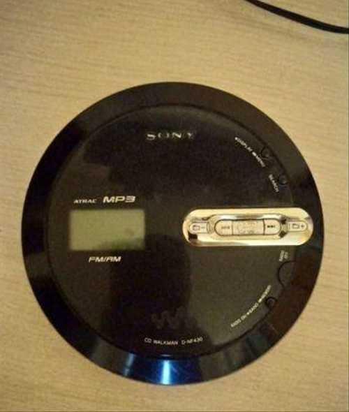 Sony walkman D-NF430 MP3 плеер CD