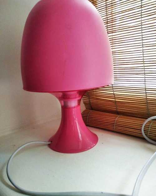 Светильник ночник розовый